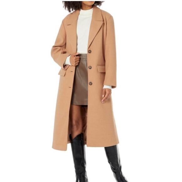 The Drop | Jackets & Coats | The Drop Liam Oversized Loose Camel ...